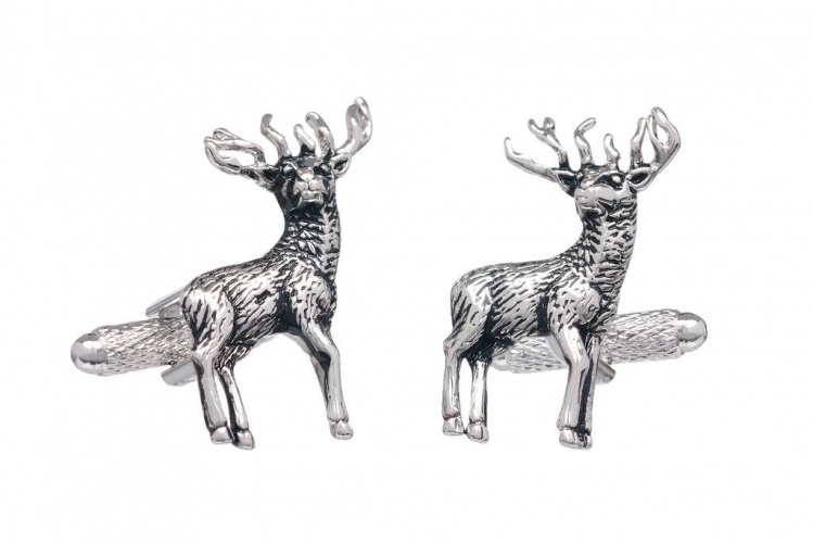 Stag Cufflinks | Country Stags Cufflinks - Gents Shop